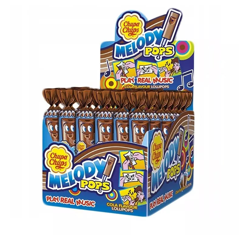 CHUPA CHUPS MELODY POPS COLA 48CT – Cali Sunrise Wholesale
